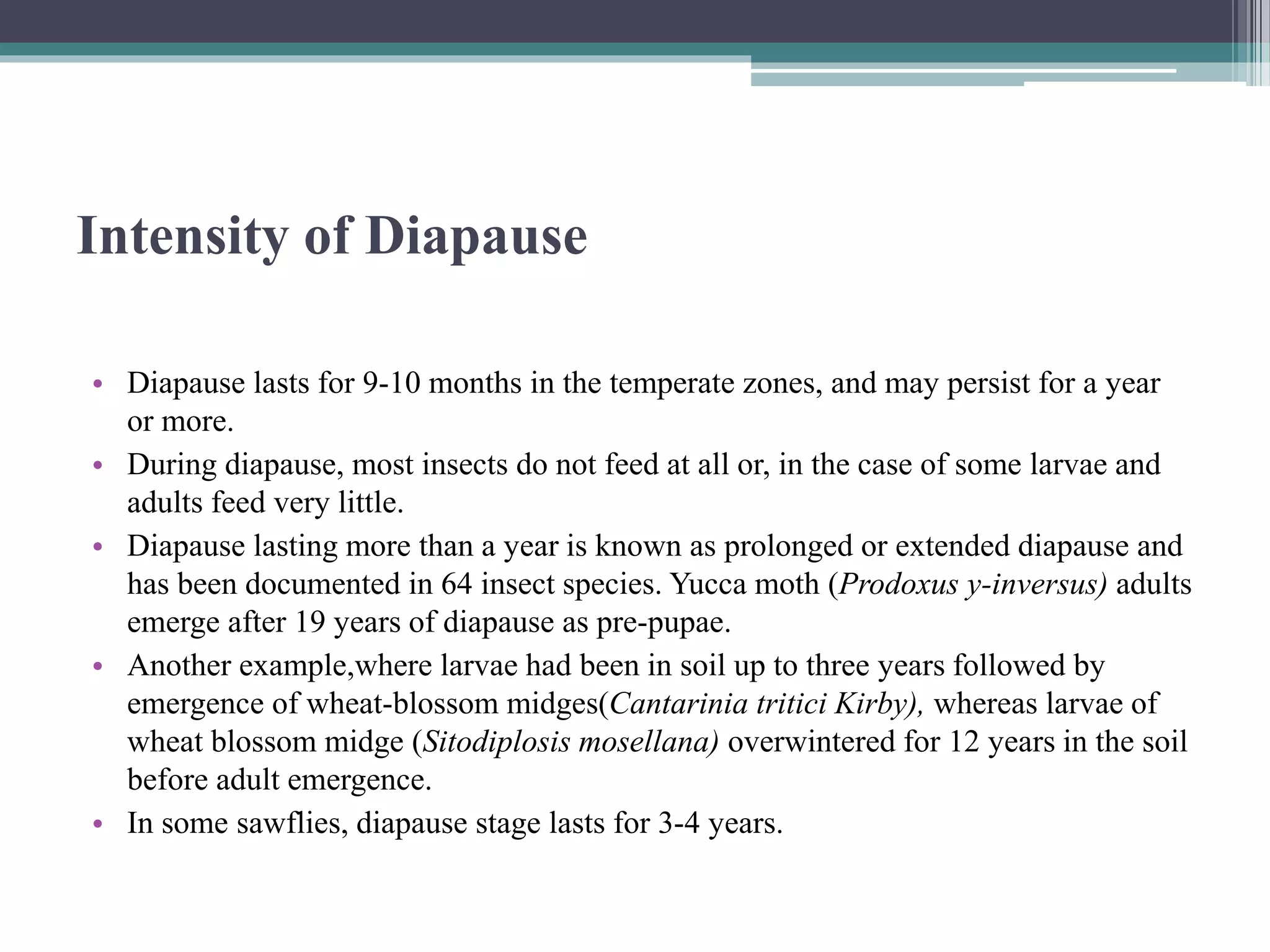Diapause mechanism in Insects-Bismoy Mohanty | PPTX
