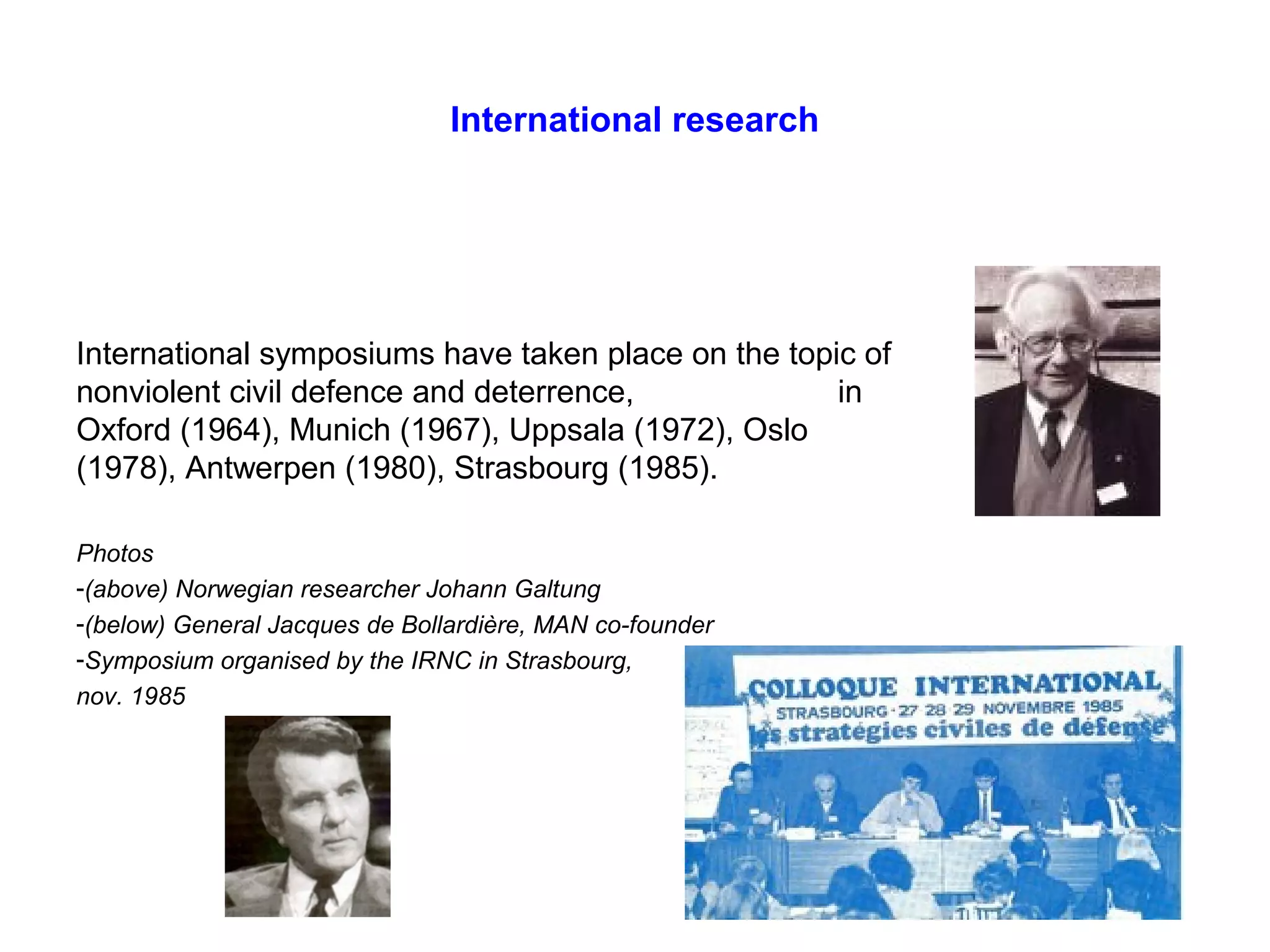 NCD. — 08. Definition and design of a nonviolent civil defence | PPT