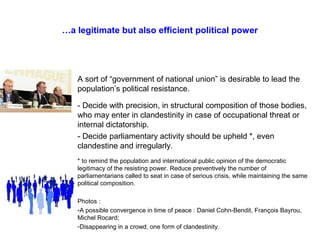 NCD. — 08. Definition and design of a nonviolent civil defence | PPT