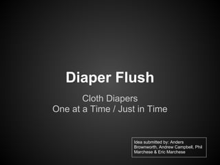Diaper Flush presentation | PDF