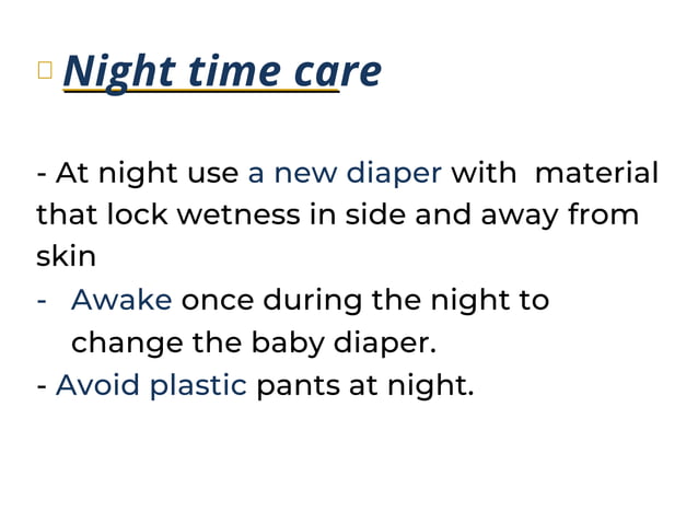 diaper rashes causes and treatment and prevention | PPTX | Parenting ...
