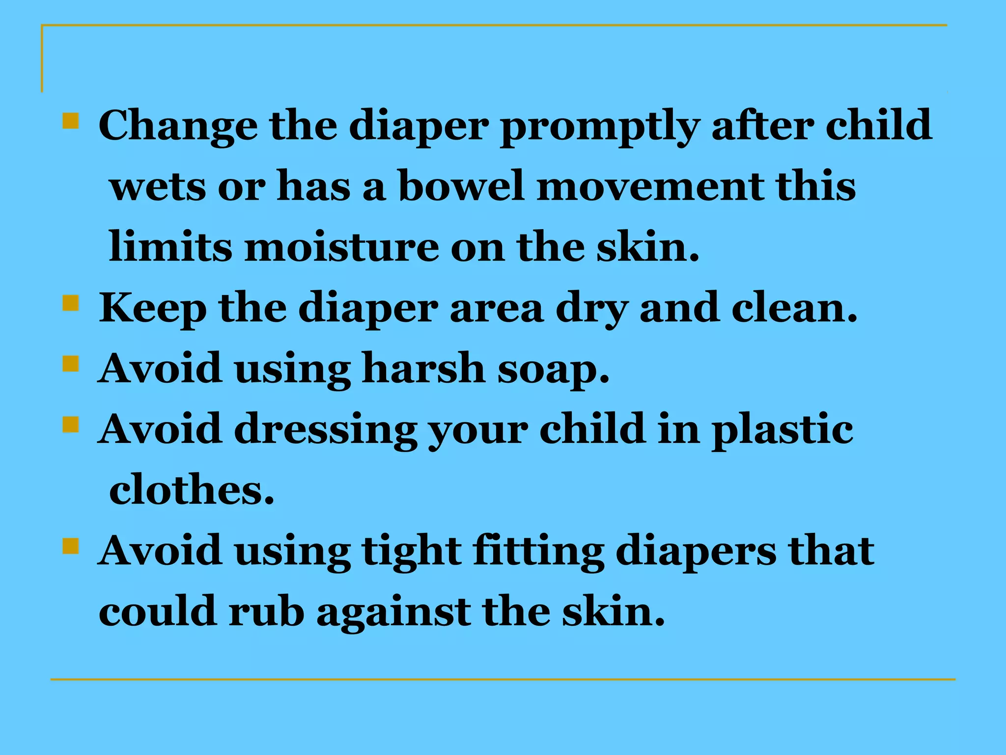 Diaper rashes | PPT