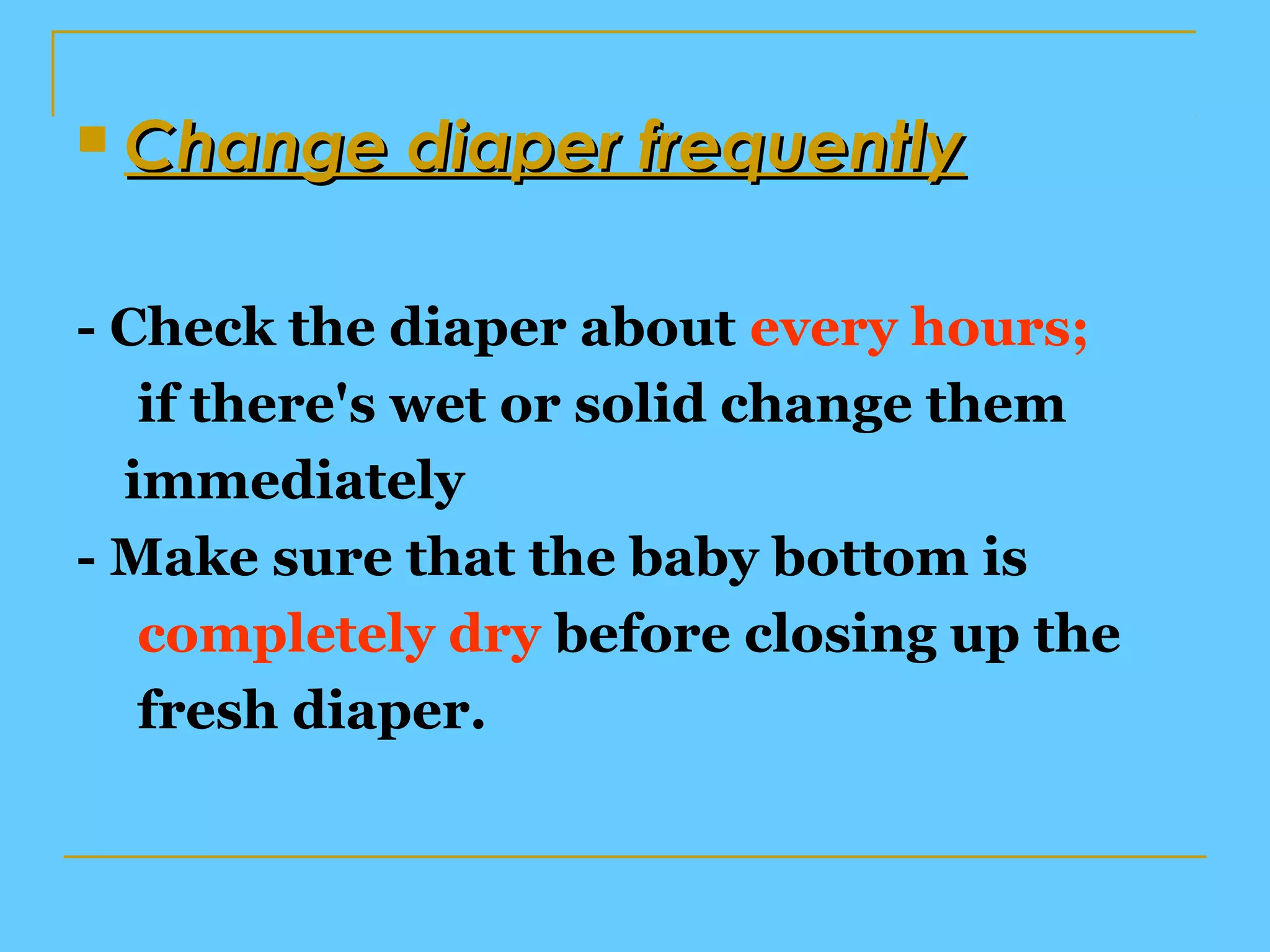 Diaper rashes | PPT