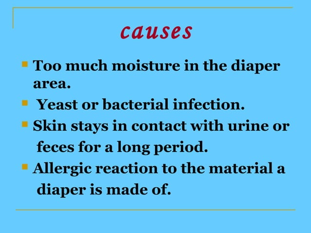Diaper rashes | PPT