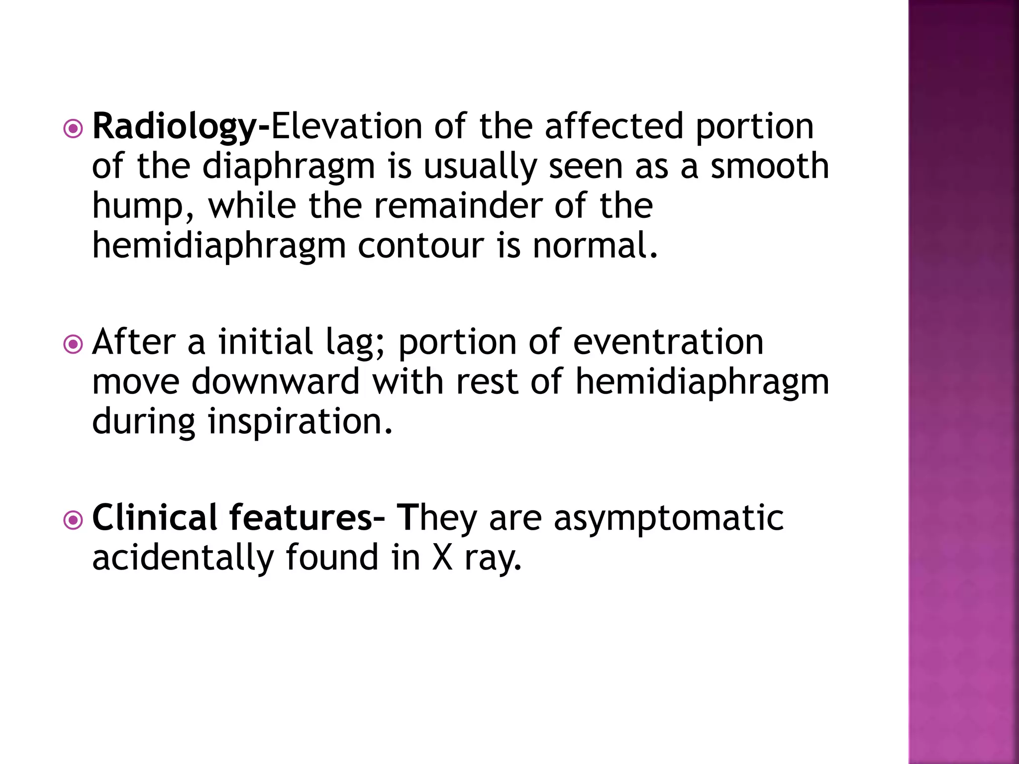 Diaphragmatic Disorders | PPTX