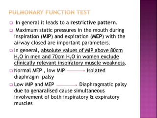 Diaphragmatic Disorders | PPTX