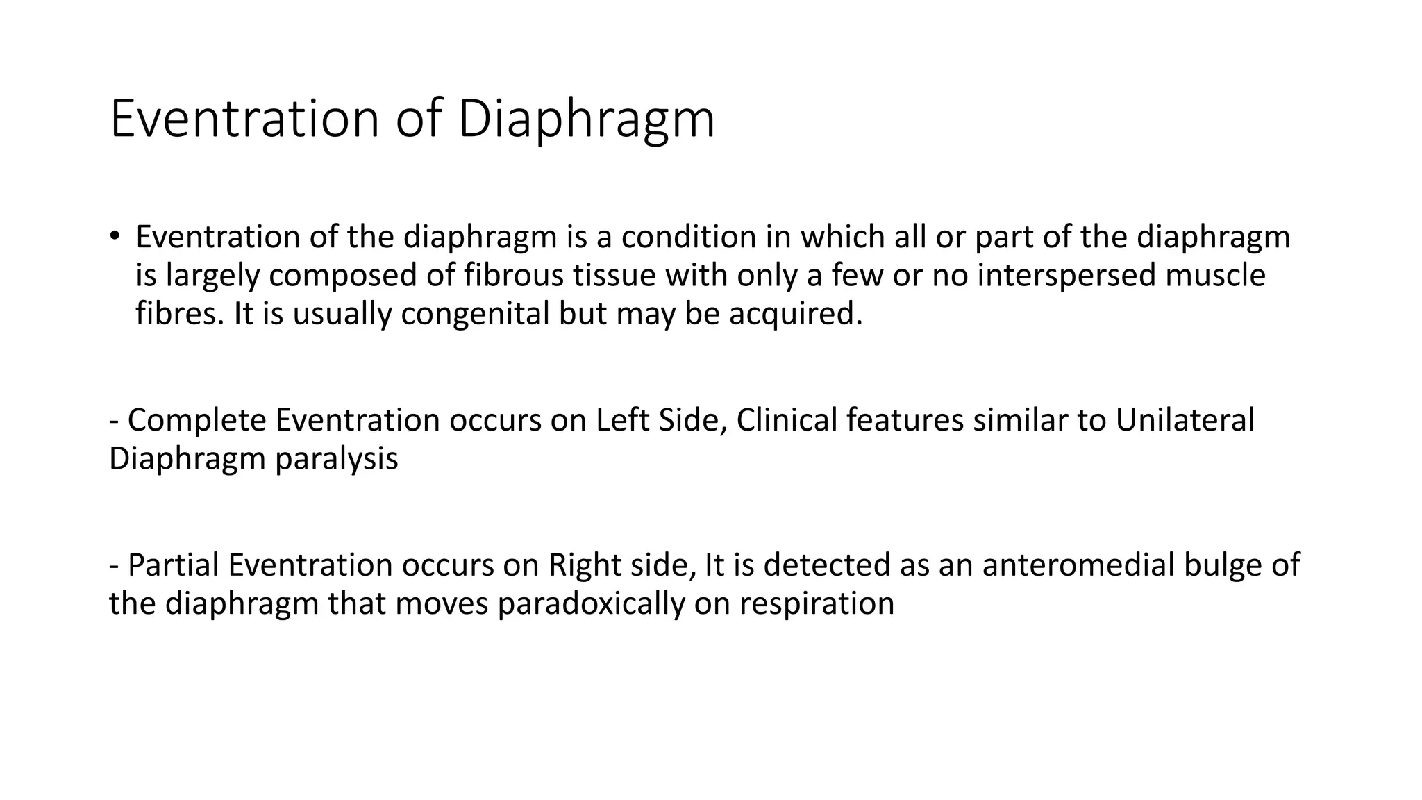 DISORDERS OF Diaphragm.pptx