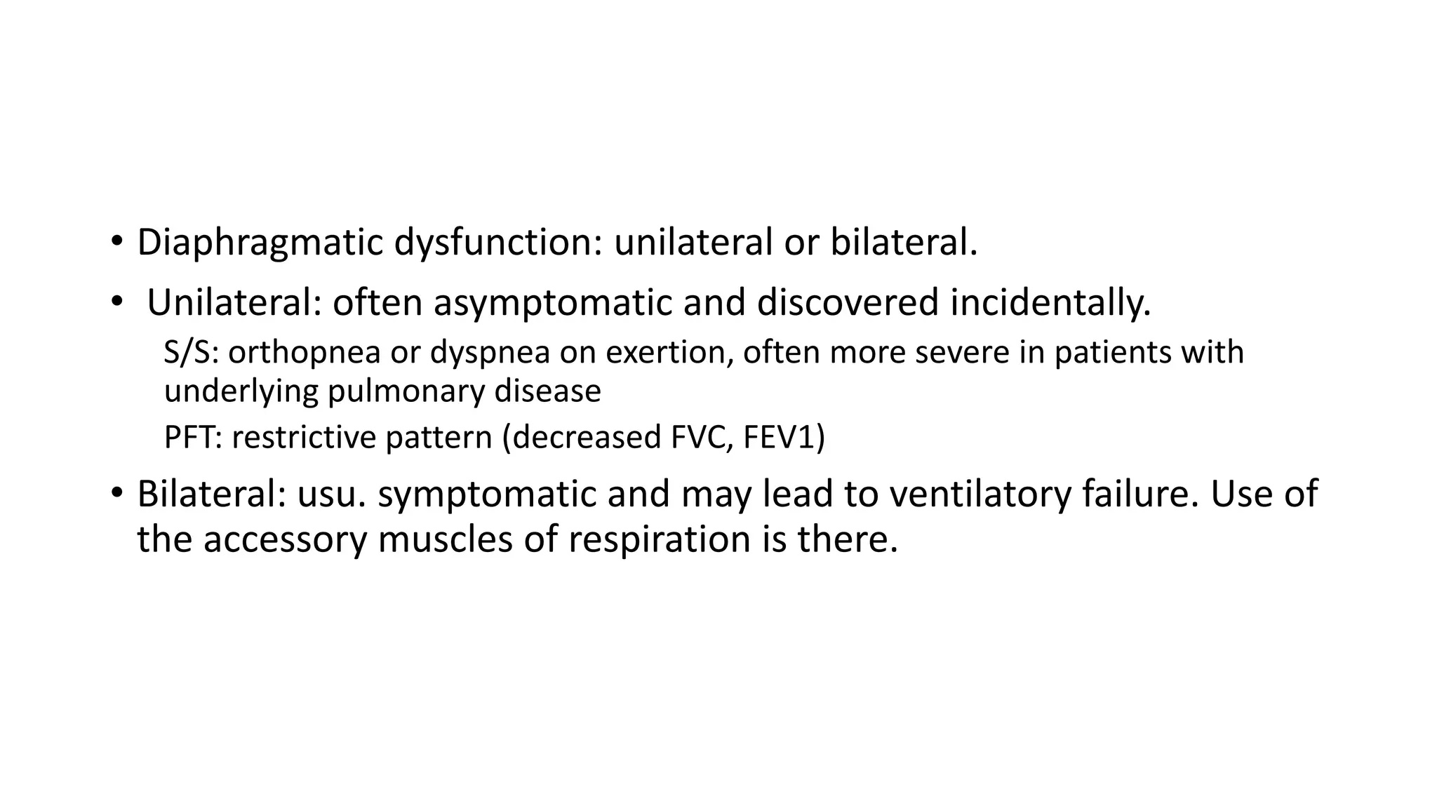 Imaging of diaphragm and its pathologies by Dr. Milan | PPTX