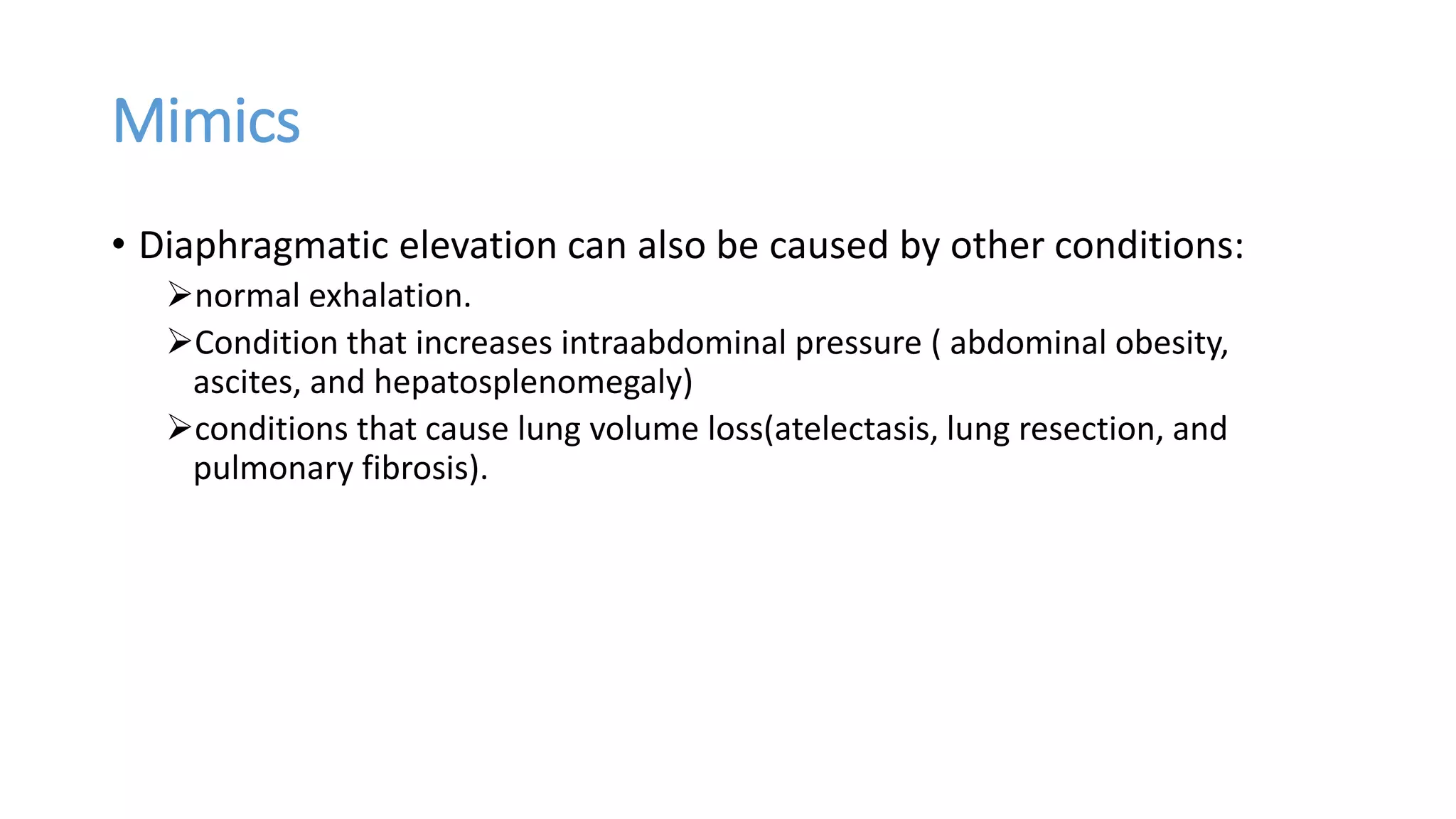 Imaging of diaphragm and its pathologies by Dr. Milan | PPTX