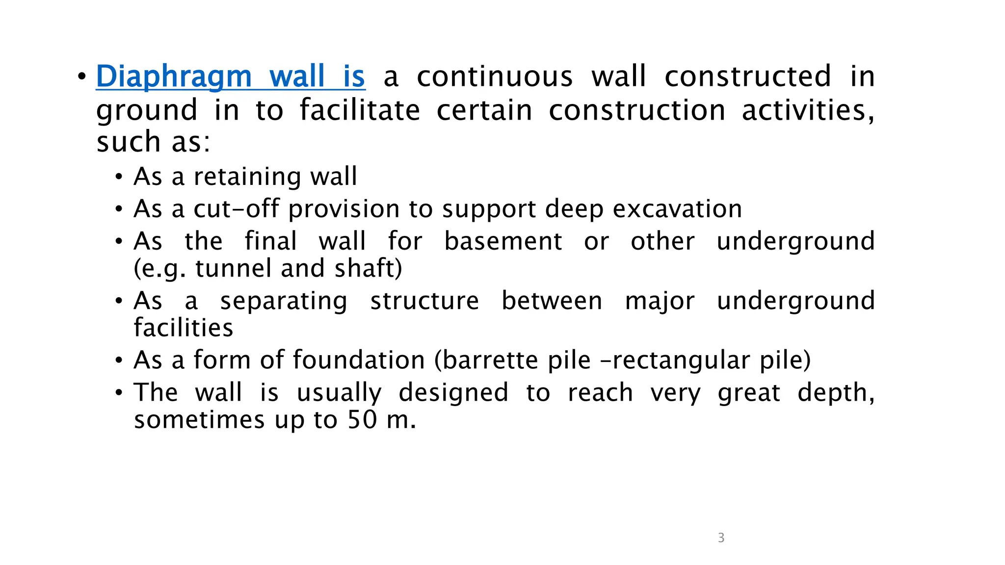 diaphragm and basement construction.pptx
