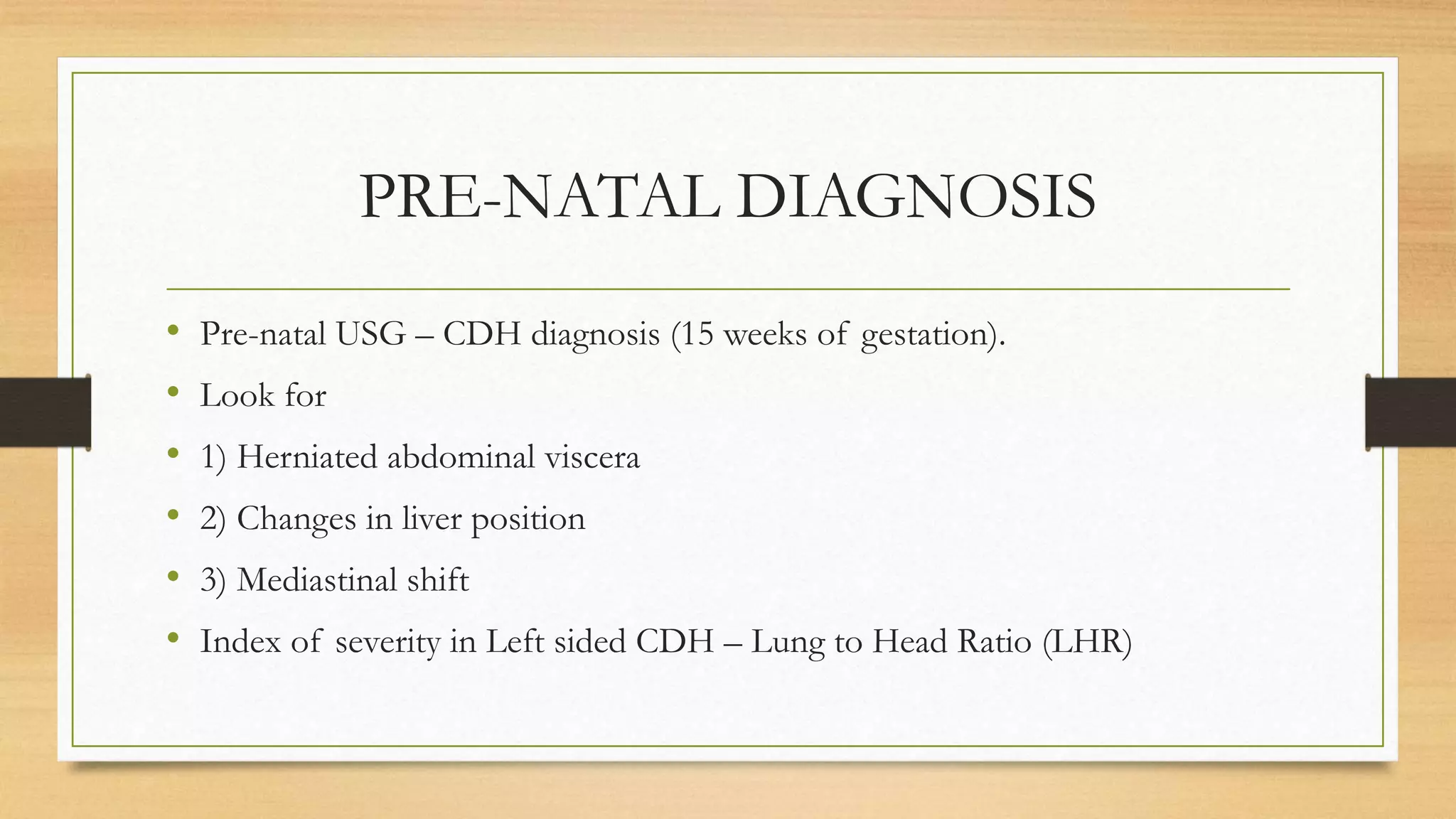 Diaphragmatic hernia | PPTX