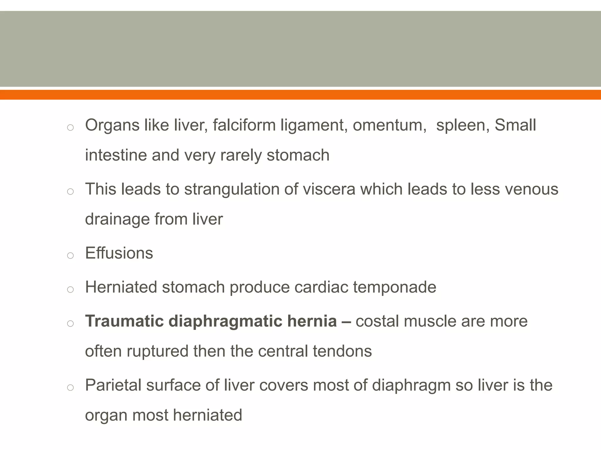 Diaphragmatic hernia | PPTX