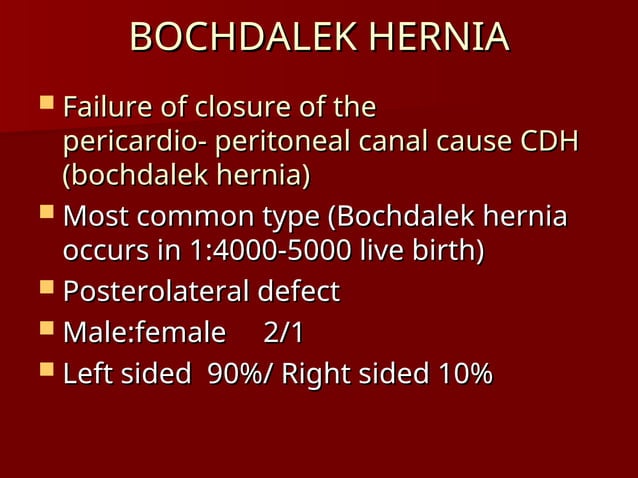 DIAPHRAGMATIC HERNIA etiopathogenesis.ppt