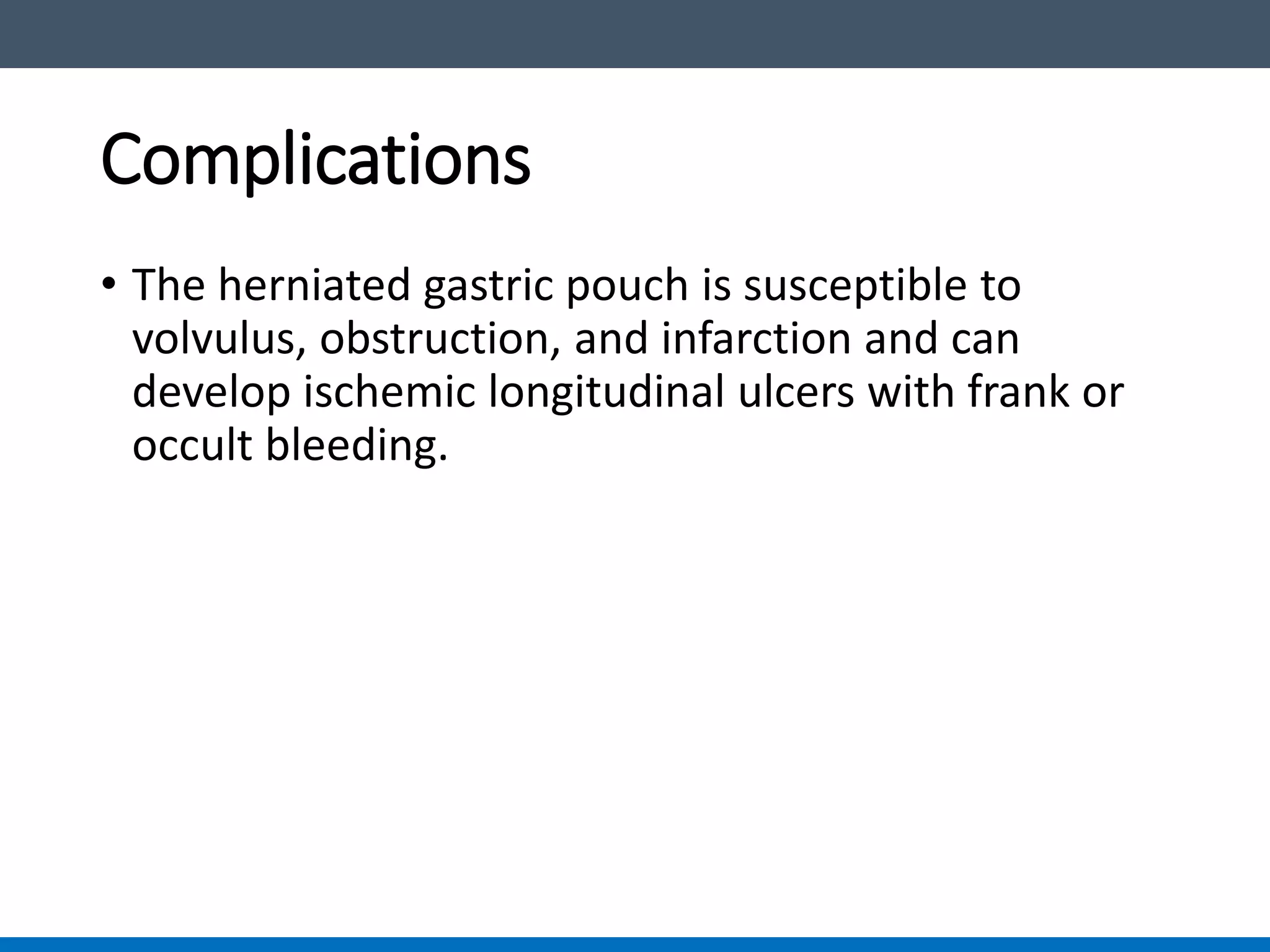 Hiatal hernia, types and management | PPTX