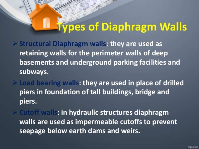 Diaphragm Wall And Retaining Wall Construction Of Diaphragm Wall