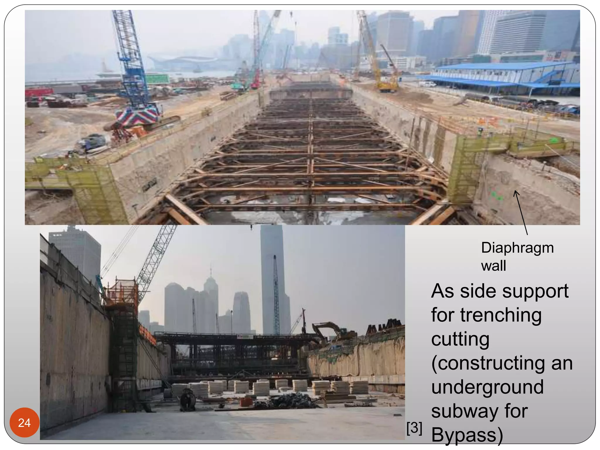 Diaphragm wall construction | PPTX