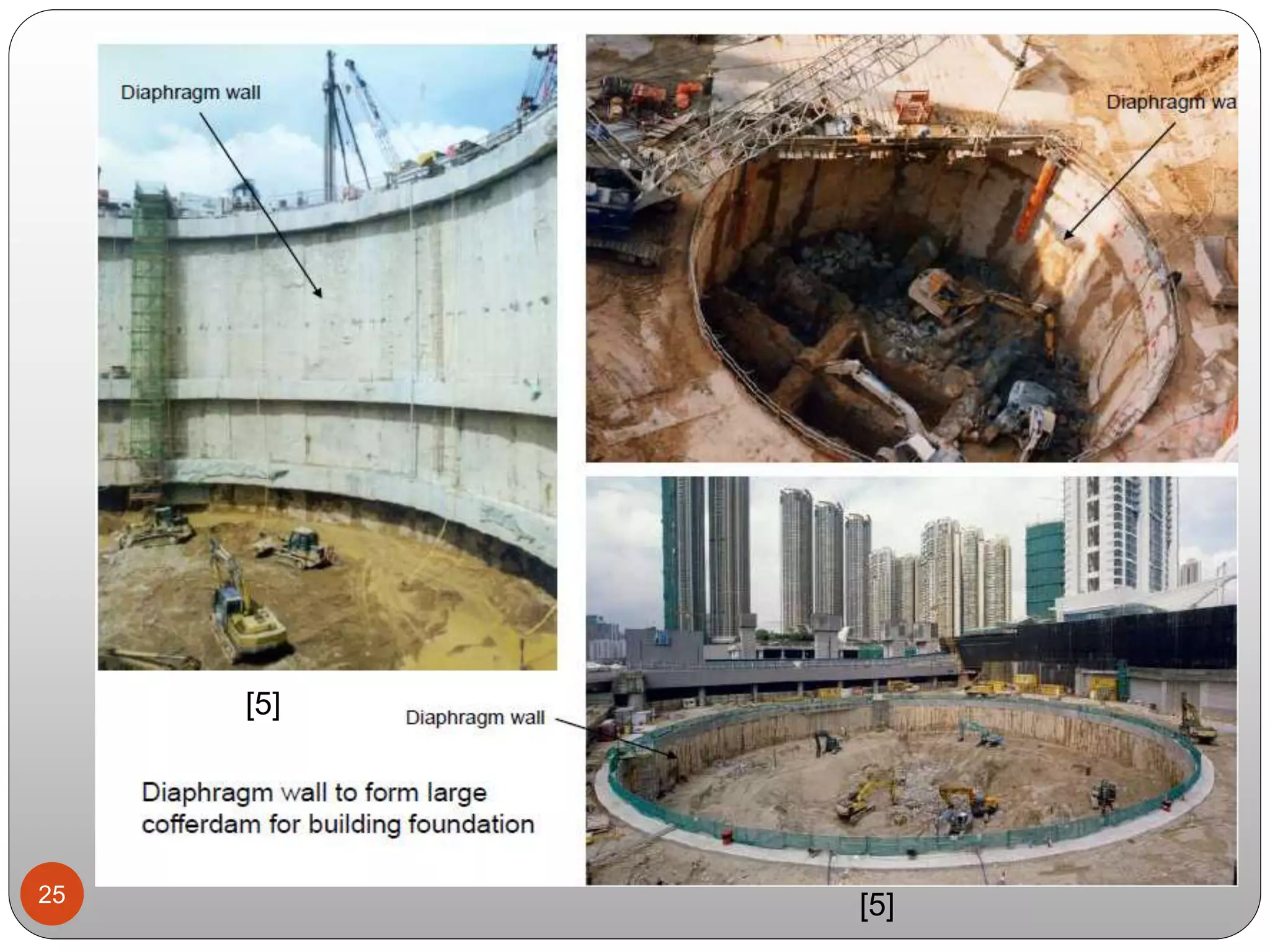 Diaphragm wall construction | PPTX