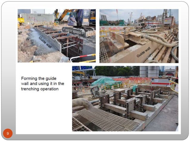 Diaphragm wall construction | PPTX