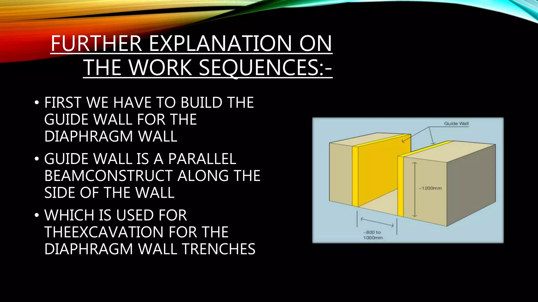 Diaphragm wall construction | PPTX