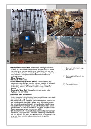 Diaphragm walls | PDF