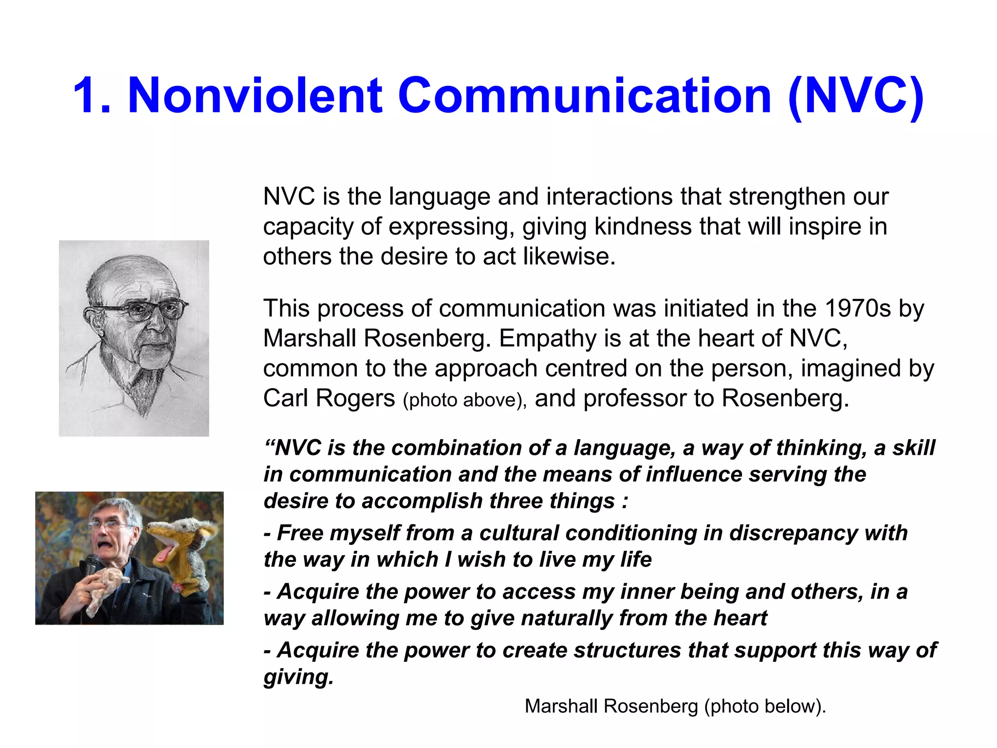 Nonviolent communication and mediation | PPT