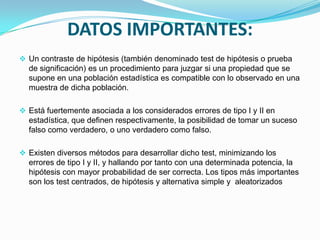 contrastacion de la hipotesis | PPTX