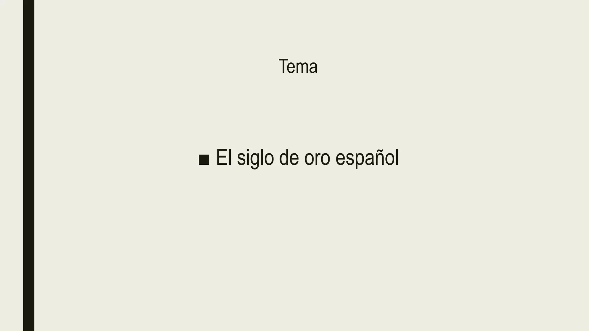 lenguaje siglo de oro español | PPT