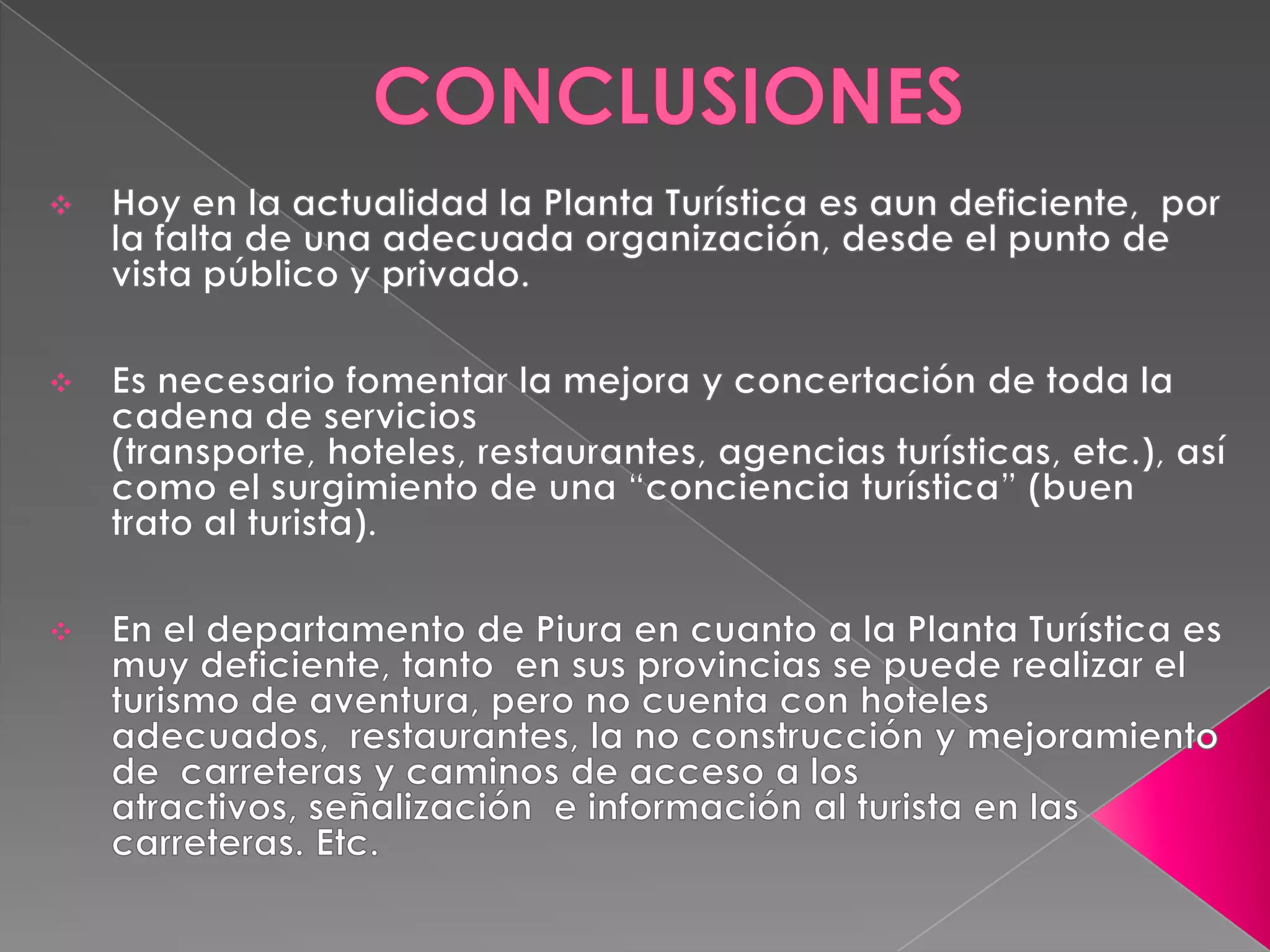 Diapo de planta turistica | PPTX | Travel