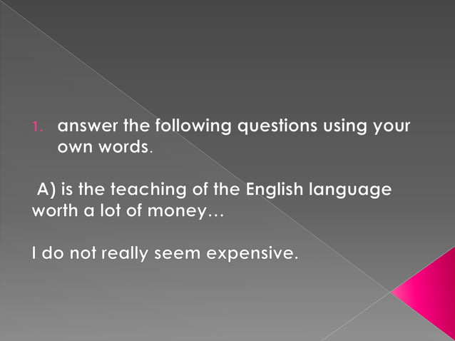 Diapositivas ingles 3 | PPTX