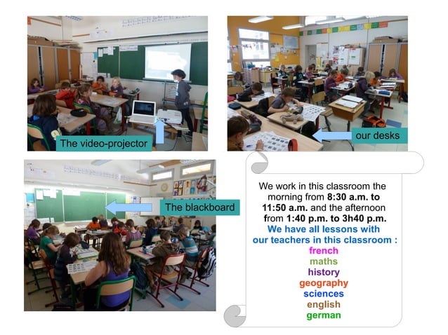 Diaporama it's my classroom | ODP | Education