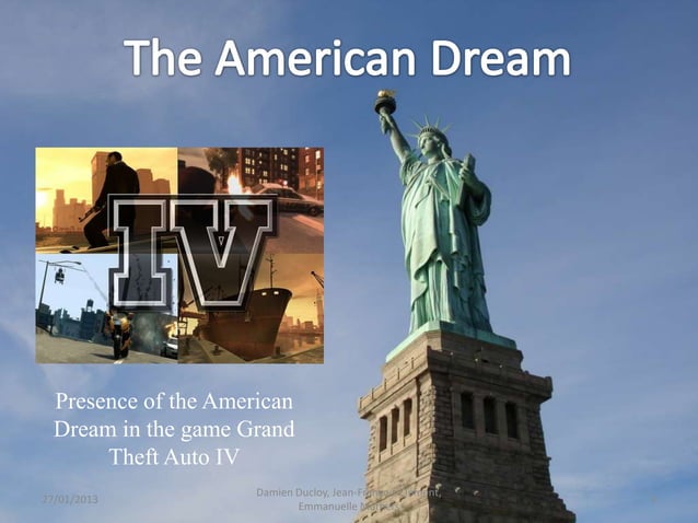 Diaporama the american dream | PPT