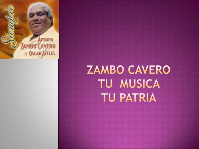 ZAMBO CAVERO | PPTX