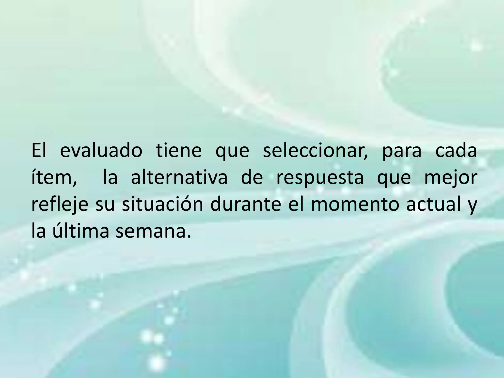 ESCALA DE ZUNG PARA LA DEPRESION Y ANSIEDAD | PPTX