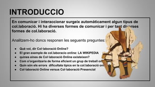 Diapos col.laboratiu | PPT