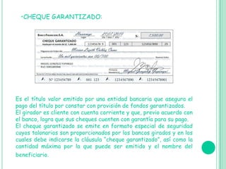 El Cheque | PPTX