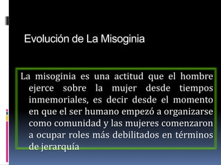 Misoginia y misandria