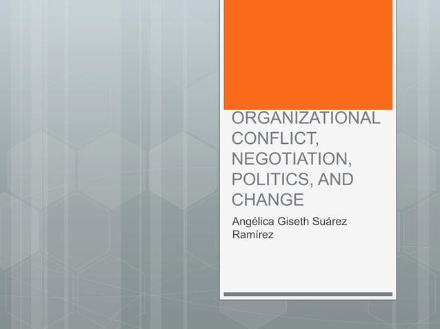 organization conflict | PPT