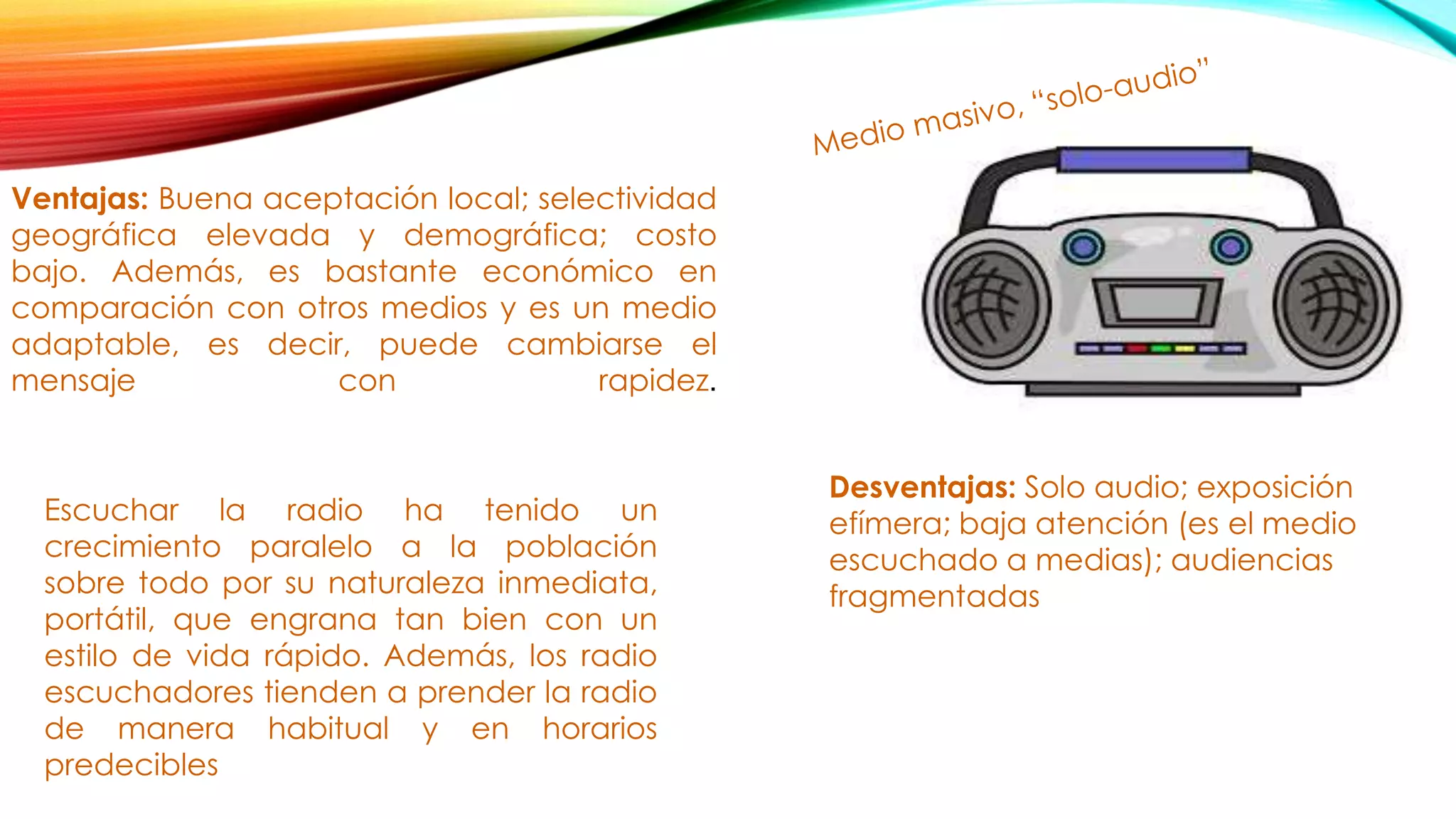 Medios masivos de comunicación. Tipos. | PPTX