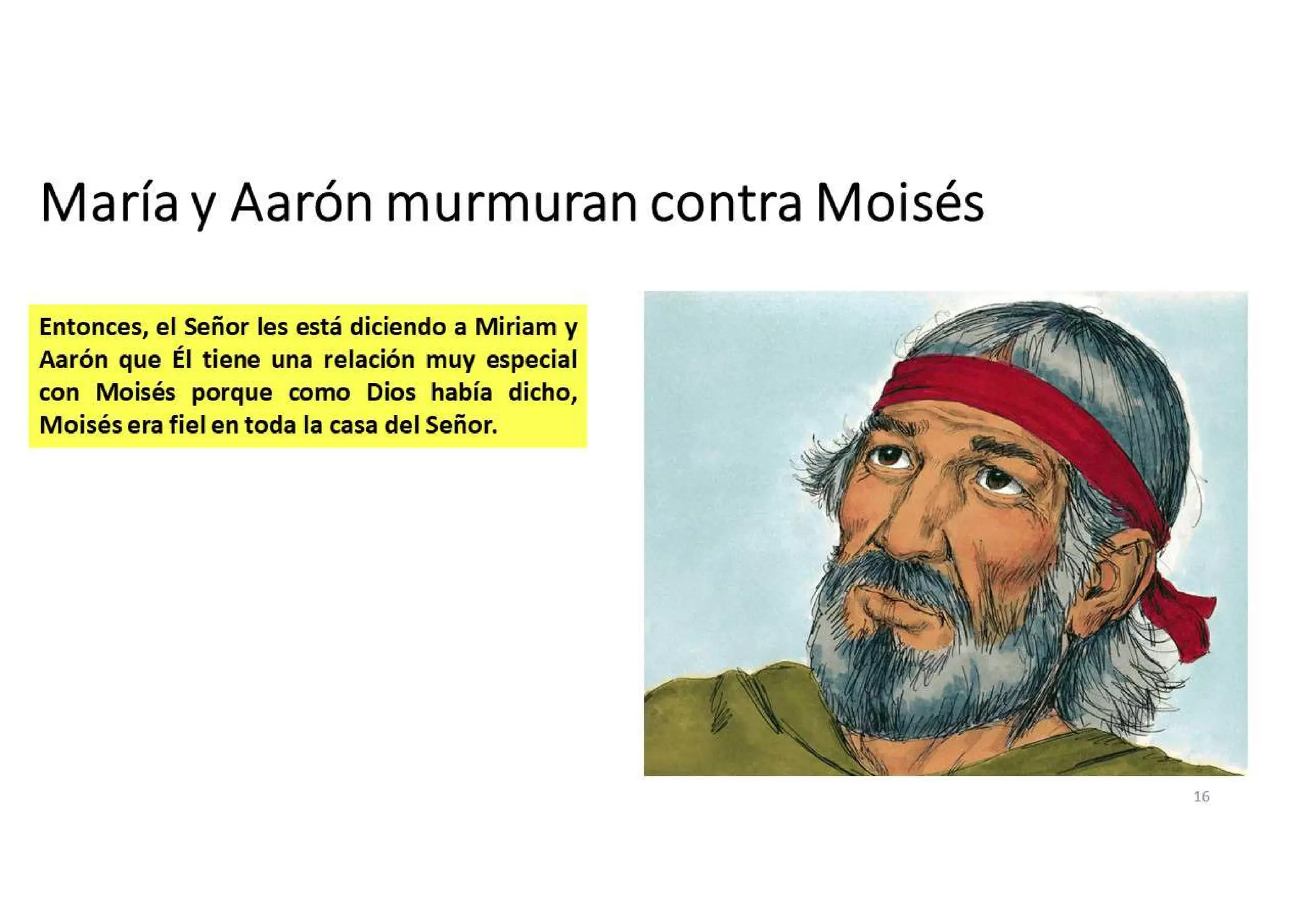 Números 12 María y Aarón murmuran contra Moisés | PDF