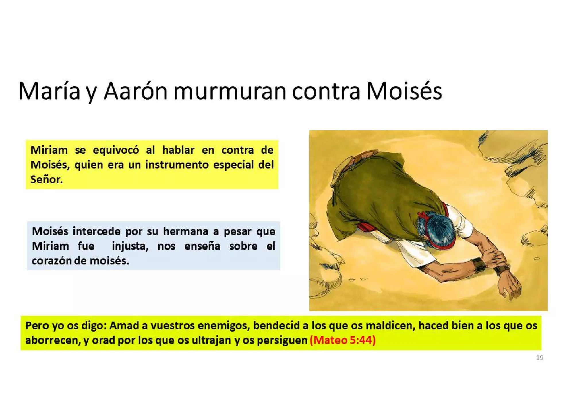 Números 12 María y Aarón murmuran contra Moisés | PDF