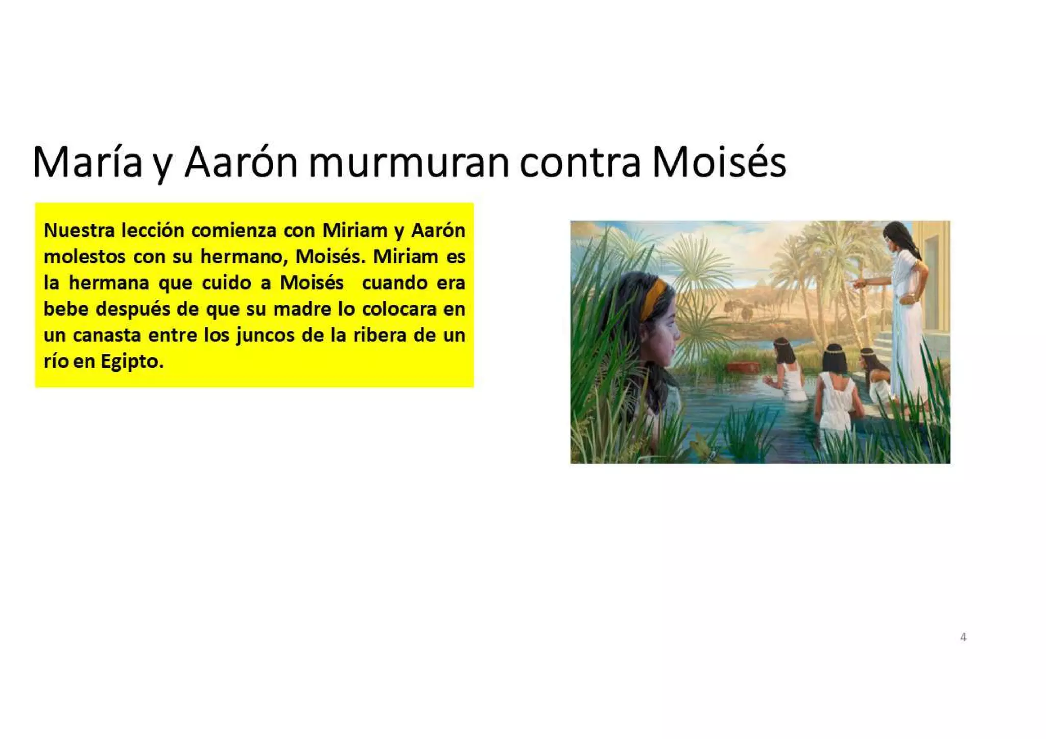 Números 12 María y Aarón murmuran contra Moisés | PDF