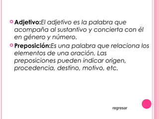la oracion y sus partes | PPT