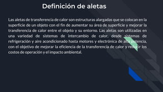 Diapositiva aletas y aislamientos termicos | PPTX
