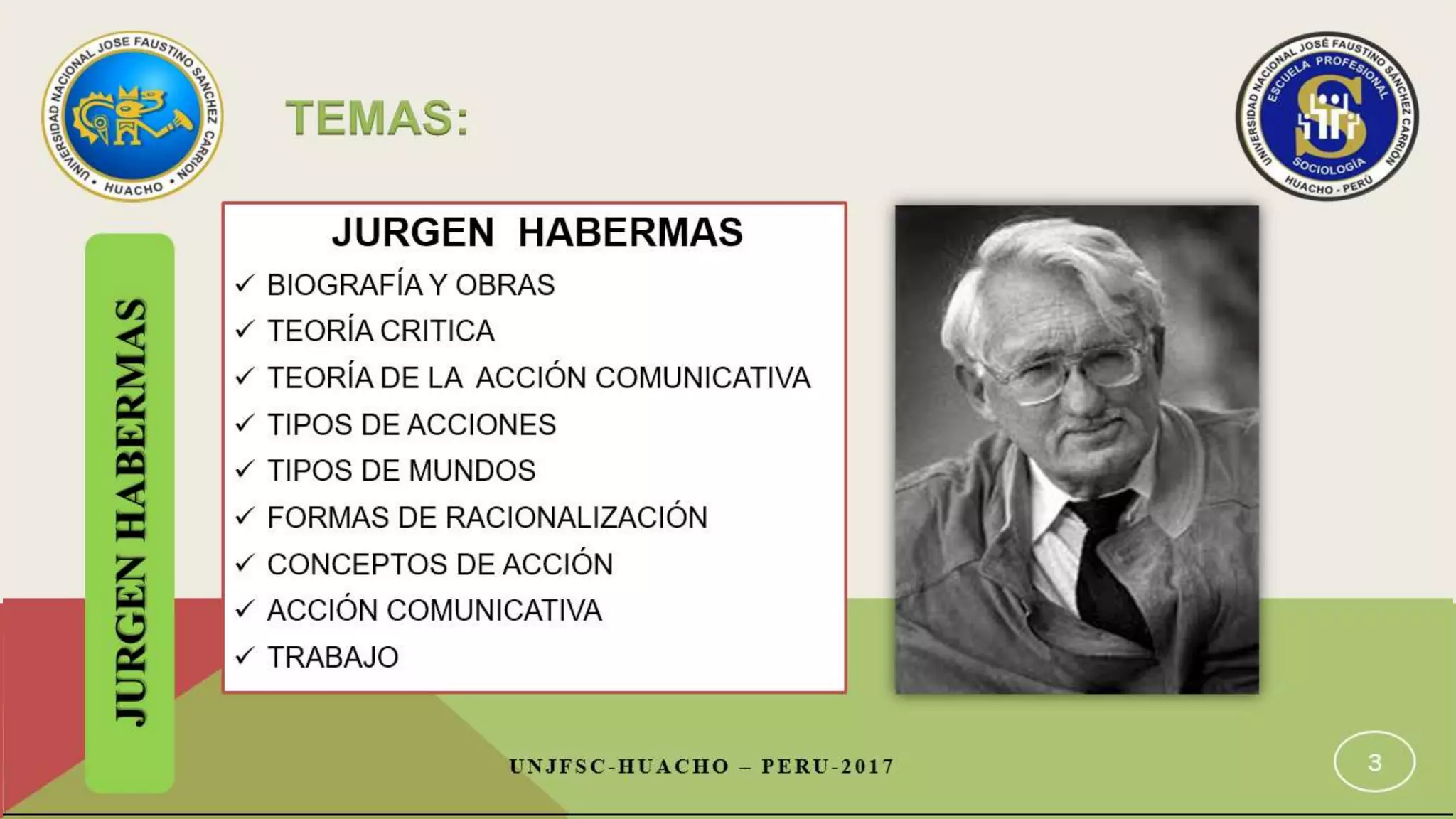 Teoría de Jurgen Habermas "La acción comunicativa" Teoría de Pierre ...
