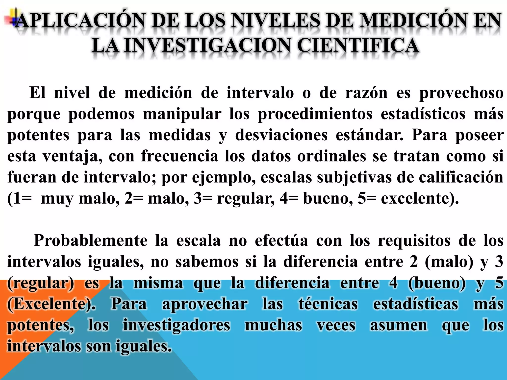 Escalas de medición | PPTX