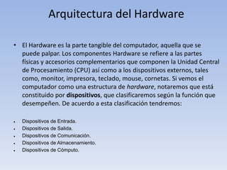 Diapositiva de estructura fisica del computador | PPTX