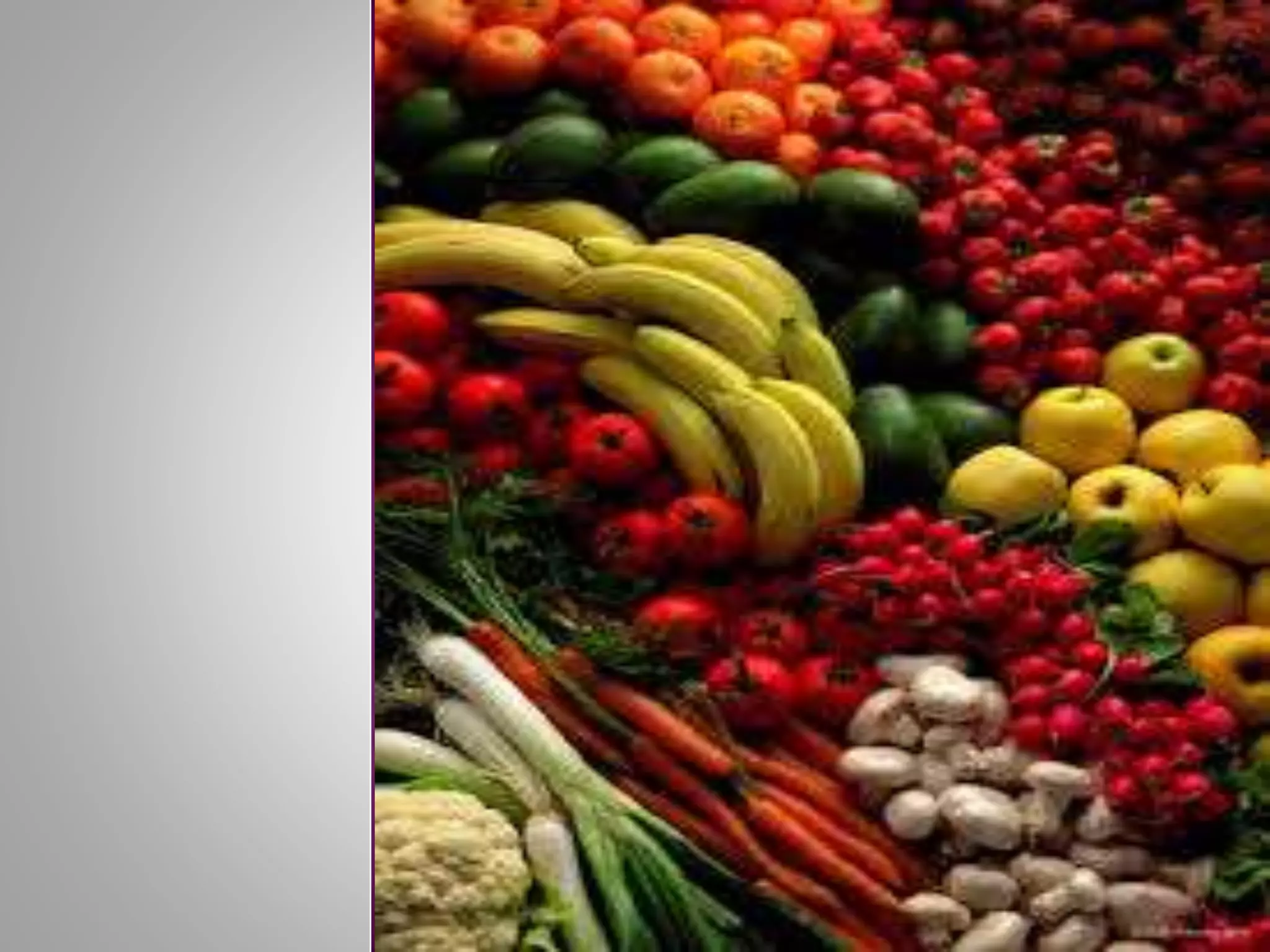 Diapositiva de frutas y verduras | PPT