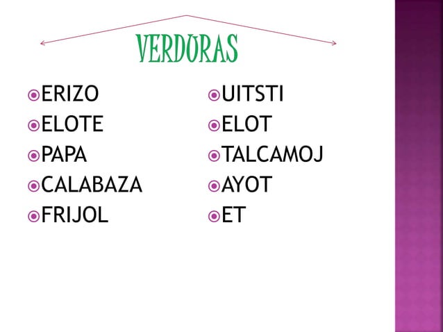 Diapositiva de frutas y verduras | PPT