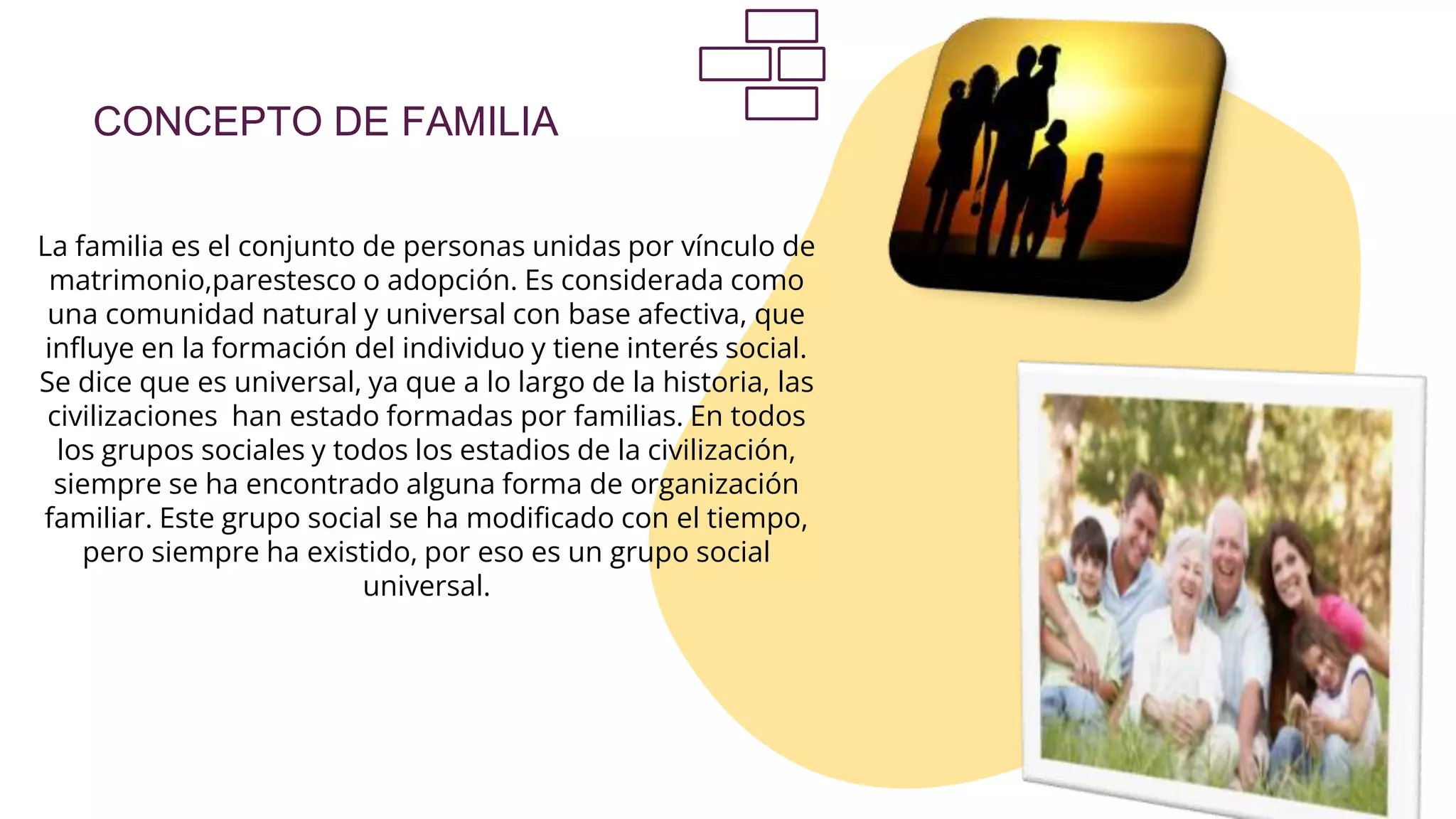 Diapositiva de tipos de familia | PPT