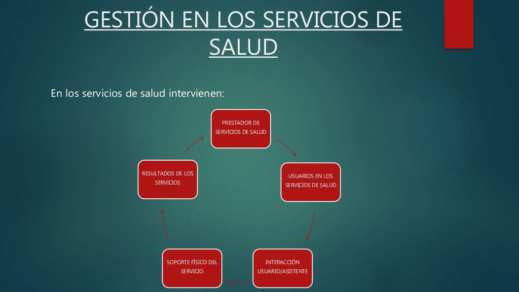 GERENCIA Y ADMINISTRACION DE SALUD, GESTION DE LOS SERVICIOS DE SALUD.